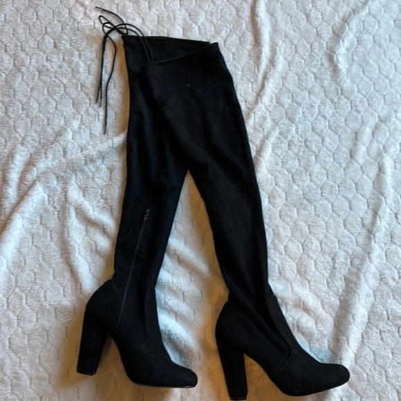 Macy's | Shoes | Over The Knee Boot With Heal Thin On The Ankle | Poshmark
